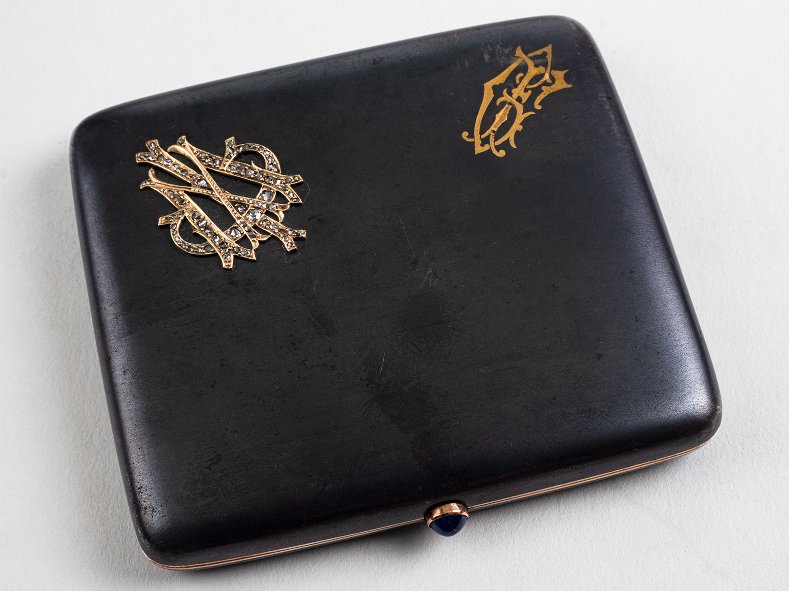 Russian Cigarette Case - Antiques - Schweitzer Linen