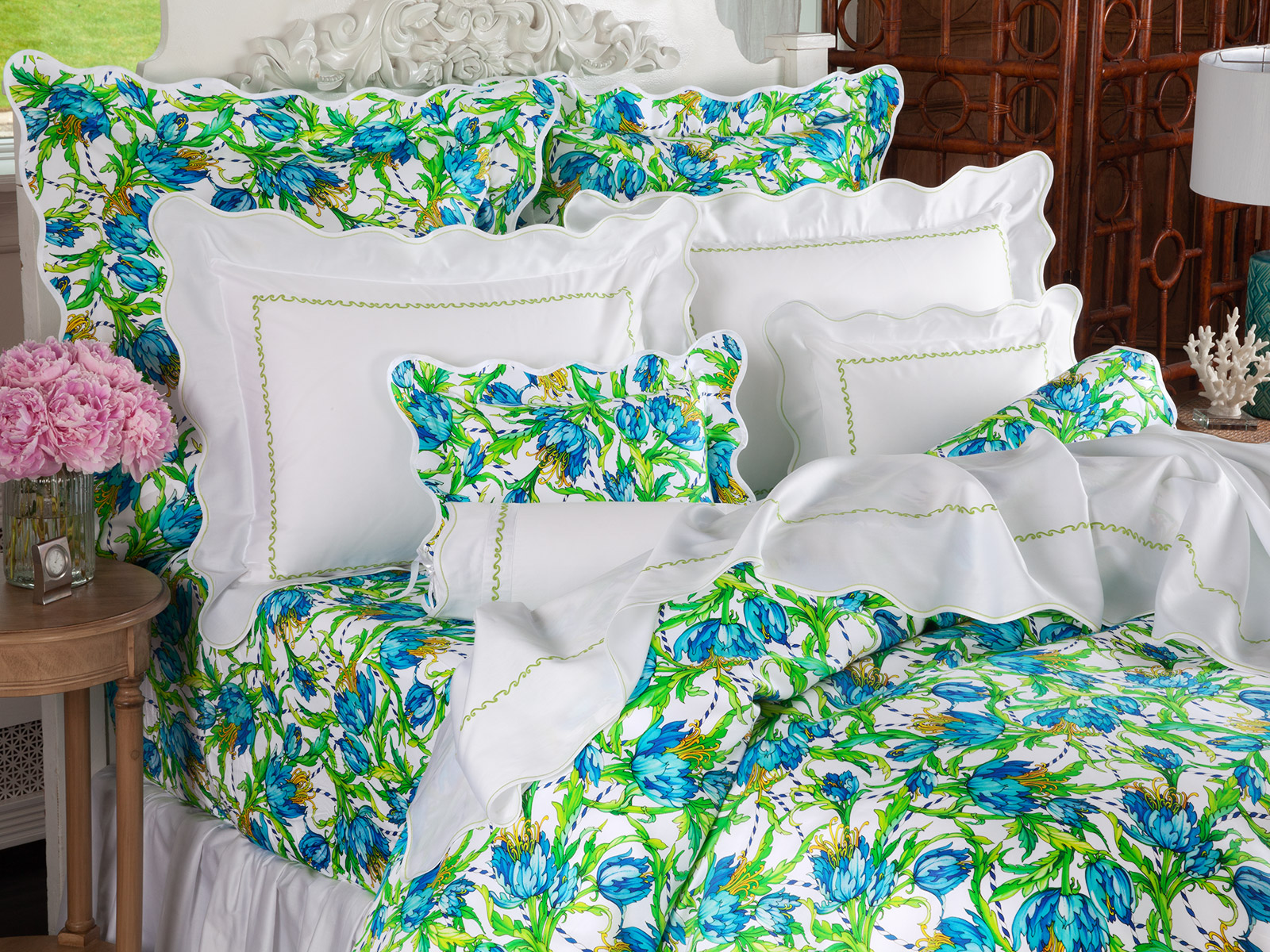 Floral Coast - Luxury Bedding - Italian Bed Linens - Schweitzer Linen