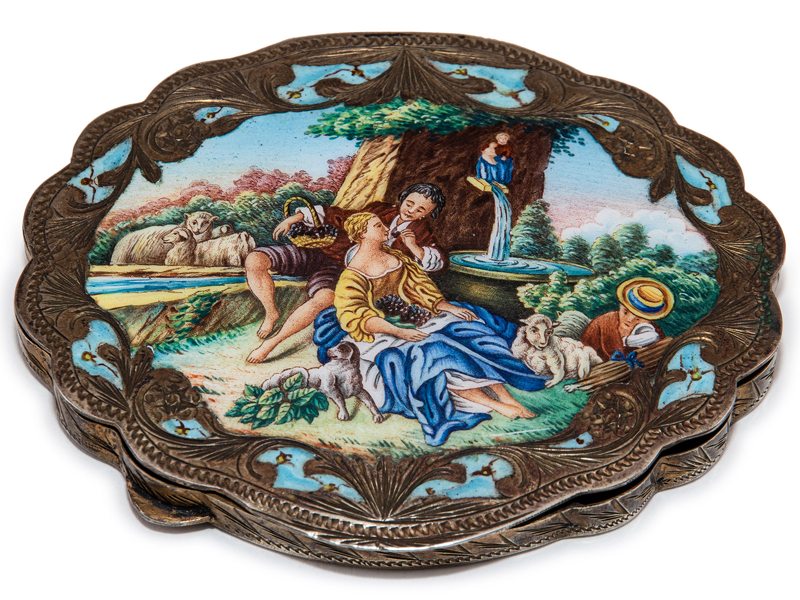 Italian Compact Case - Antiques - Schweitzer Linen