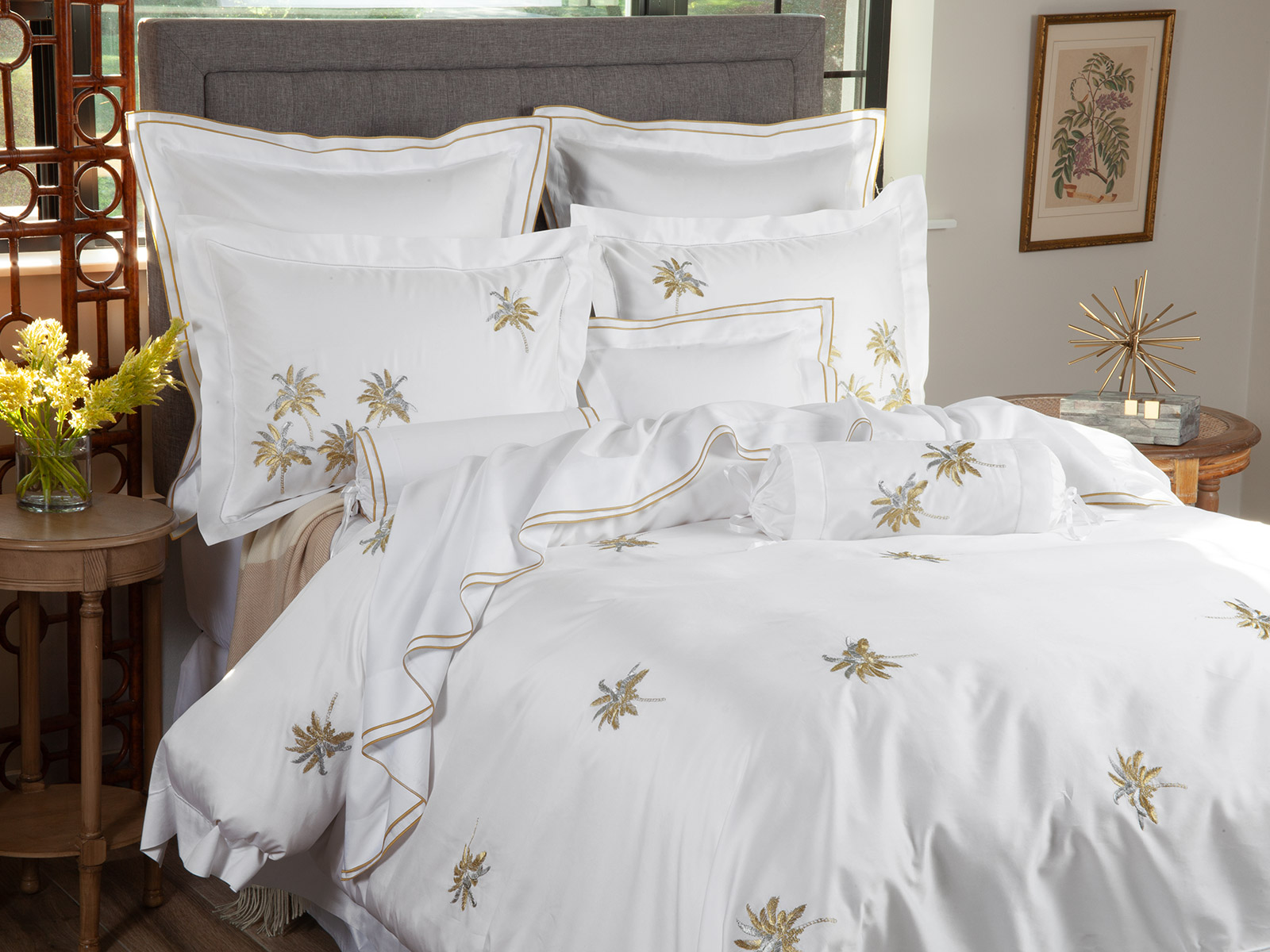 Palmetto - Luxury Bedding - Italian Bed Linens - Schweitzer Linen